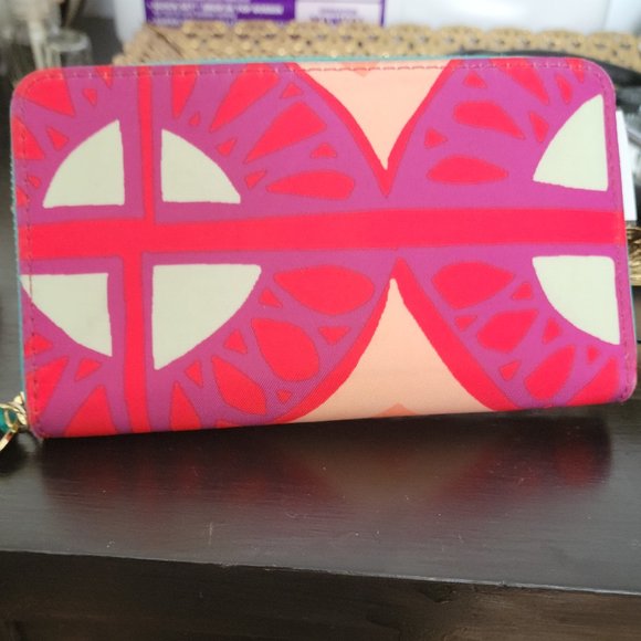 Fossil | Bags | Fossil Pink Floral Wallet | Poshmark